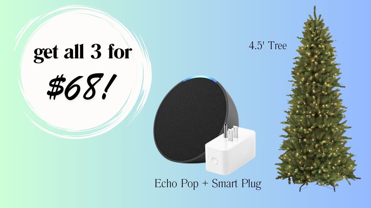FREE Echo Pop & Smart Plug w/ Christmas Tree Purchase! :: Southern Savers