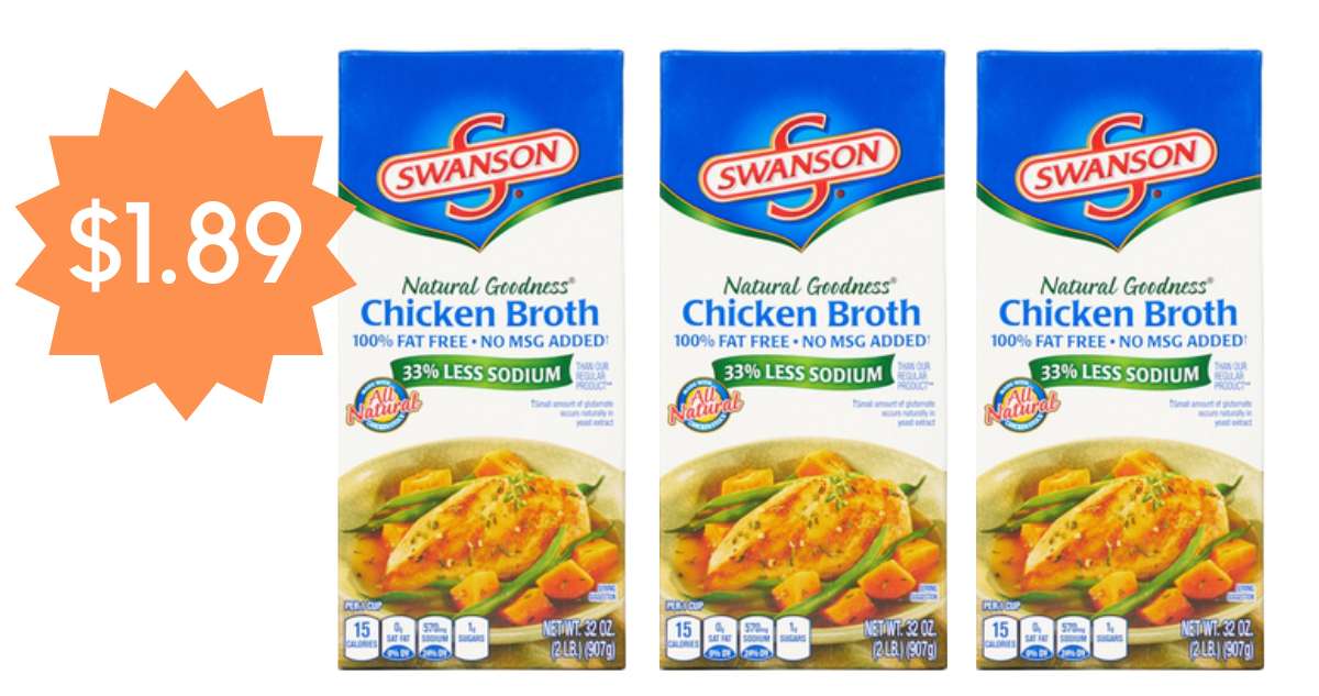 $1.89 Swanson Broth & Cooking Stocks | Deals at Publix, Kroger, & Lowes ...
