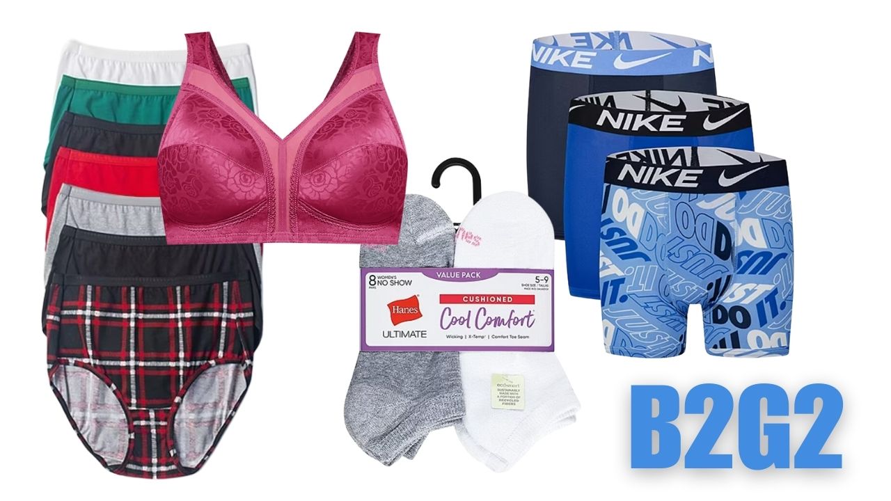 JCPenney B2G2 Underwear, Socks & Bras for the Family! :: Southern Savers