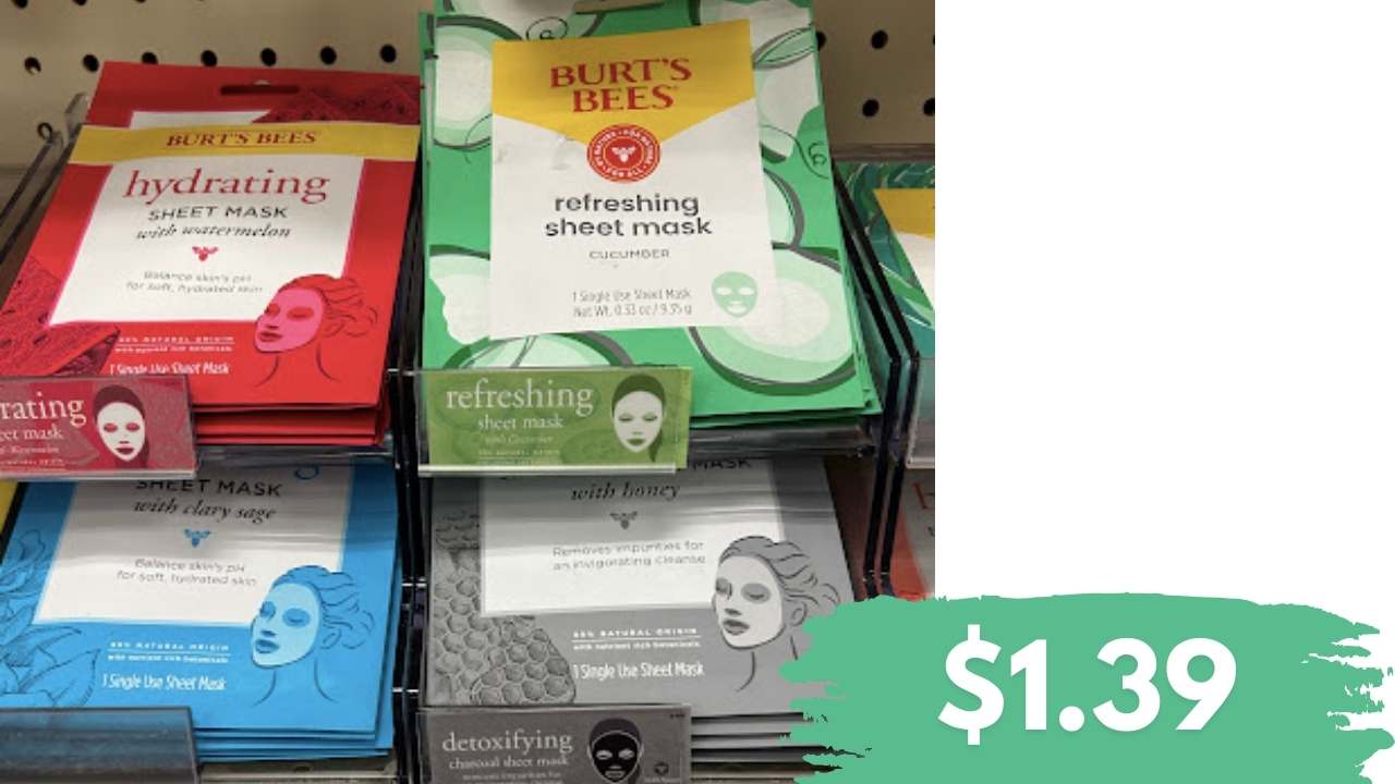 $1.39 Burt's Bees Sheet Masks at Walgreens :: Southern Savers