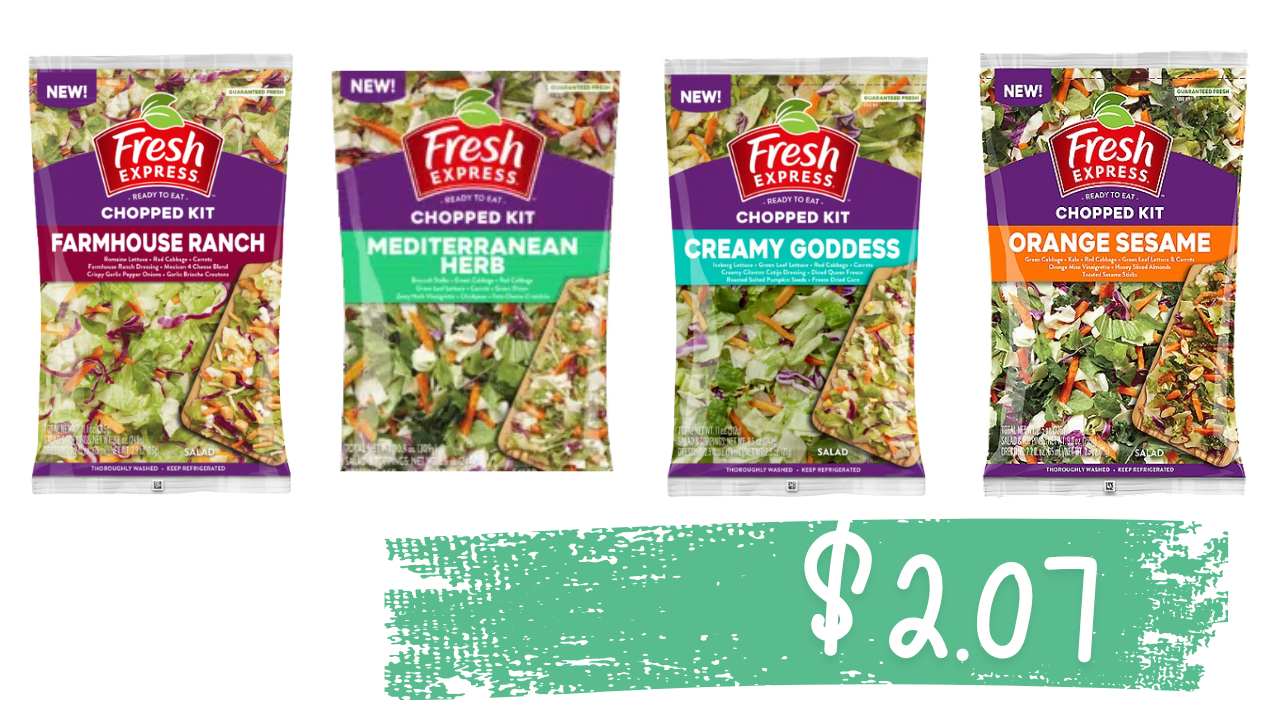 $2.07 Fresh Express Chopped Salad Kits at Publix :: Southern Savers