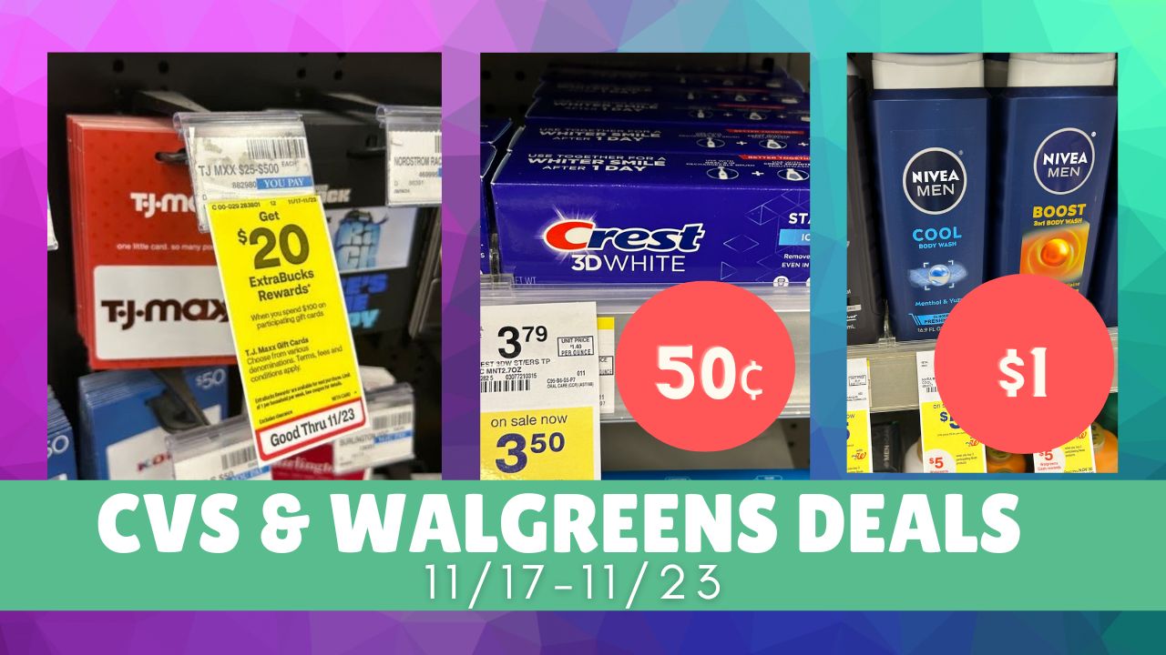 Video: Top CVS & Walgreens Deals 11/17-11/23 :: Southern Savers