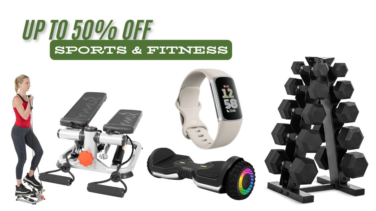 50% off Sports & Fitness Deals Today Only on Amazon :: Southern Savers