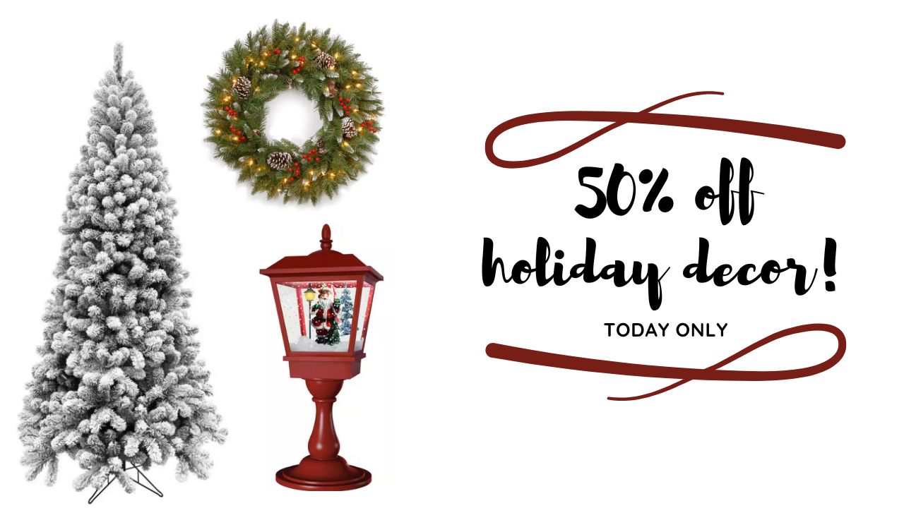 Home Depot Holiday Decor Up to 50% Off + Free Delivery :: Southern Savers
