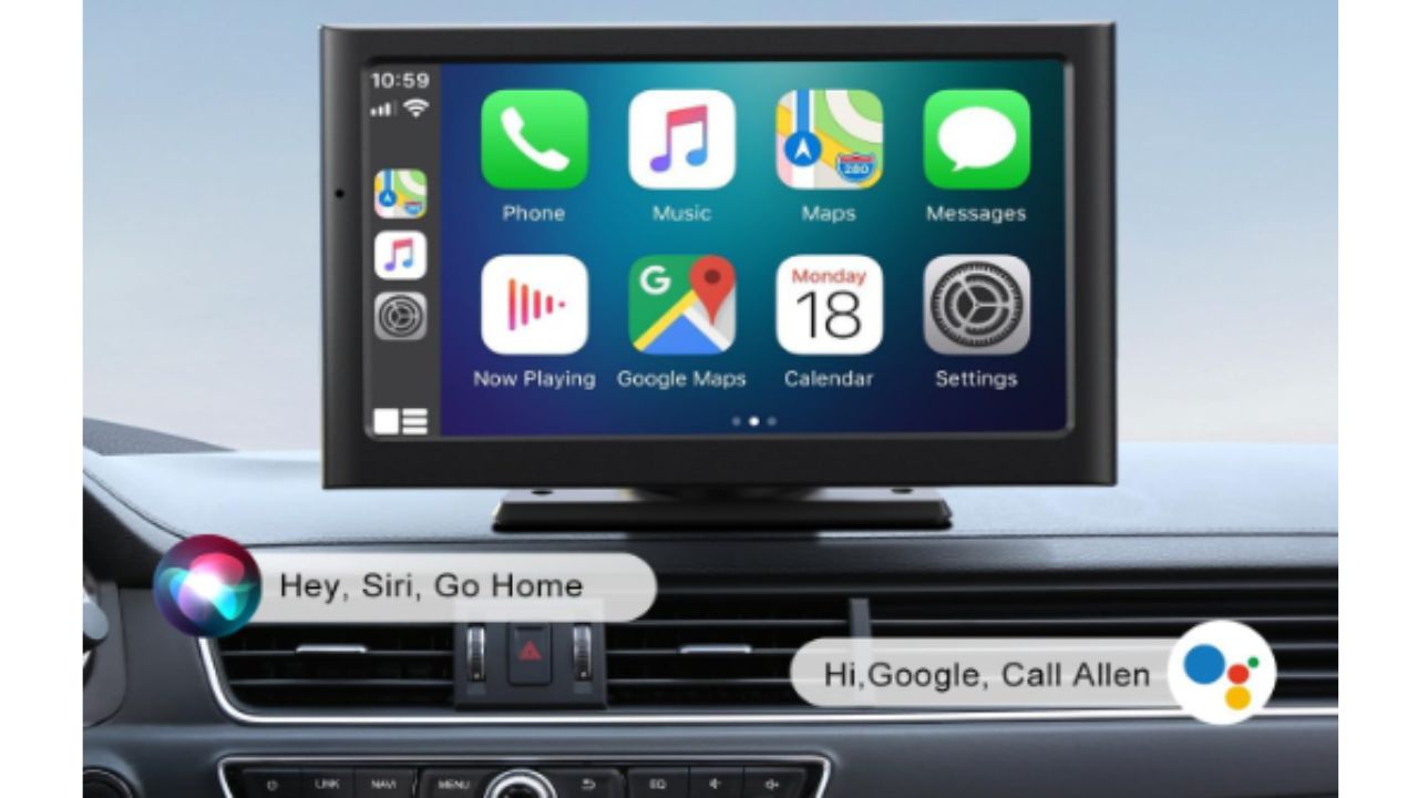 Portable Wireless Apple Carplay/Android Auto Screen $33.49 With Amazon ...
