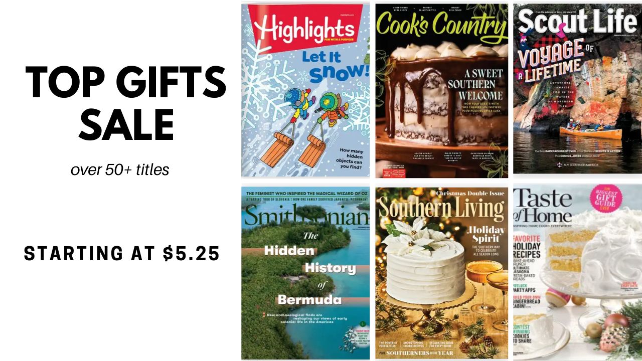 Top 40 Gifted Magazines up to 80% off :: Southern Savers