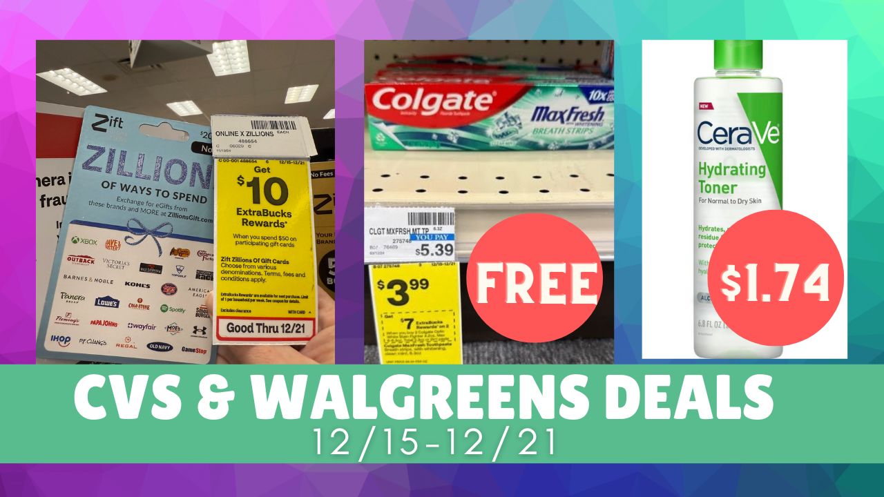 Video: Top CVS & Walgreens Deals 12/15-12/21 :: Southern Savers
