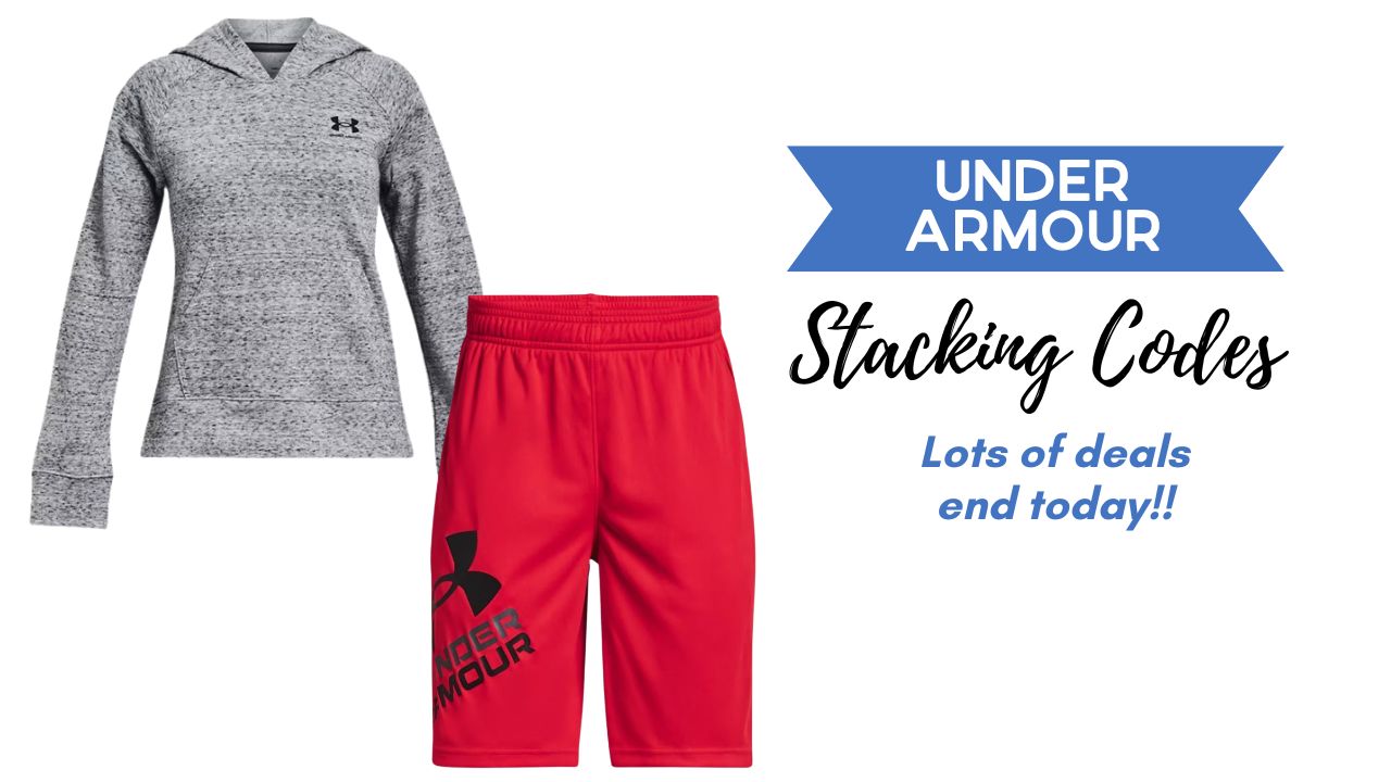 Under Armour Stacking Coupon Codes End Today! :: Southern Savers