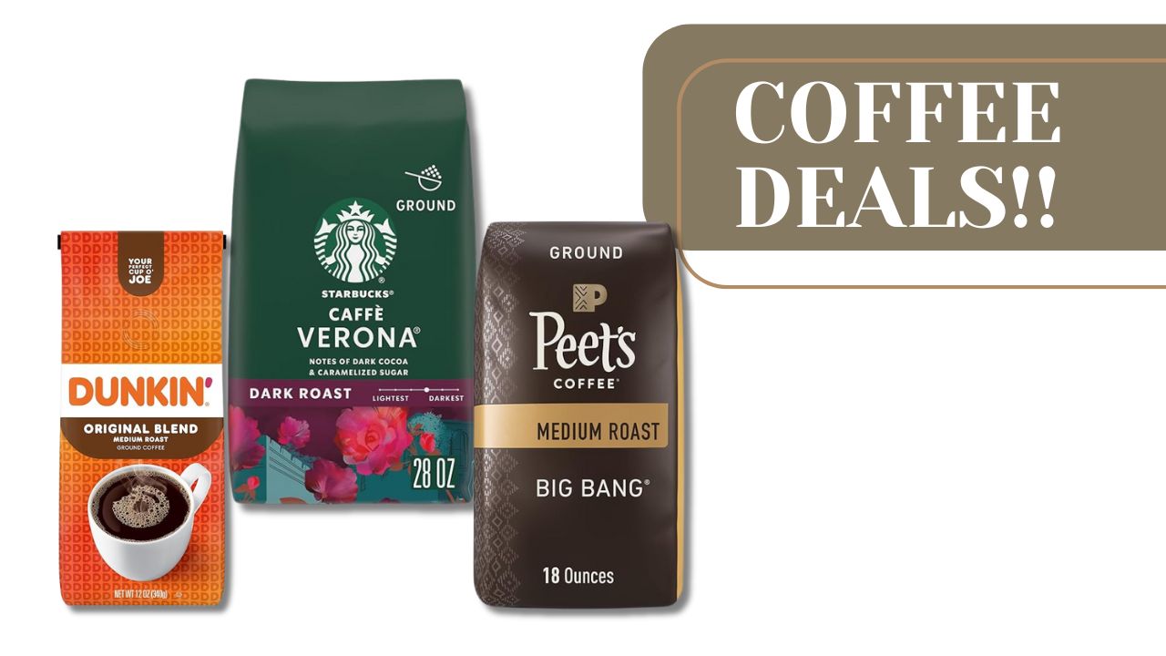 Coffee Deals at Amazon! Starbucks, Pete's, Dunkin' and More ...