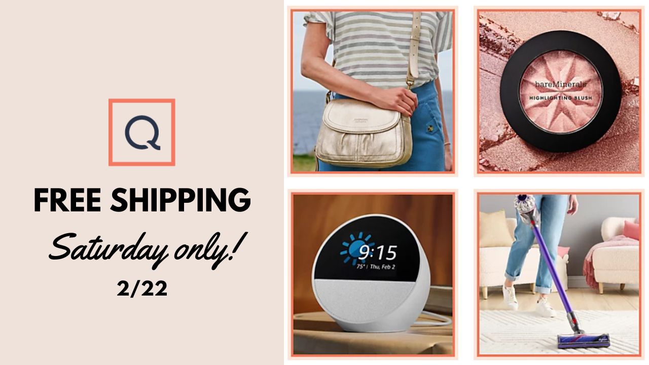 QVC FREE Shipping Sitewide Saturday 2/22 Only + Extra $15 Off ...