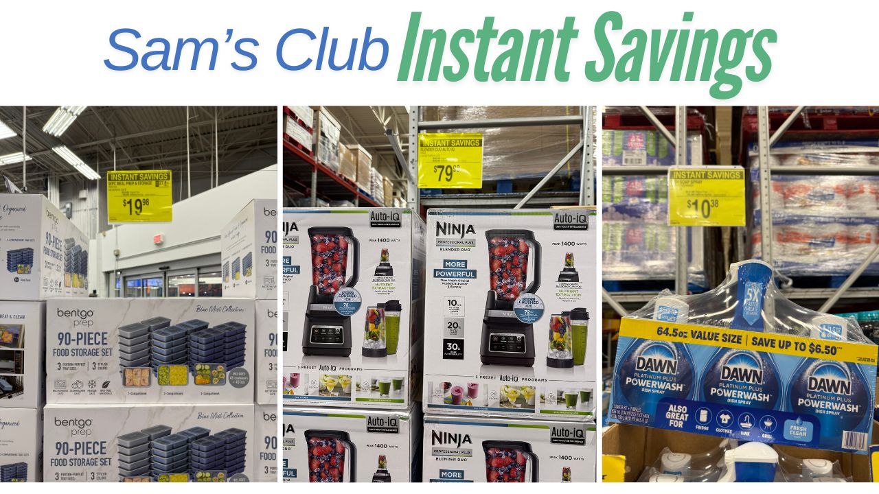 Sam's Club January Instant Savings Deals 1/3-1/26 :: Southern Savers