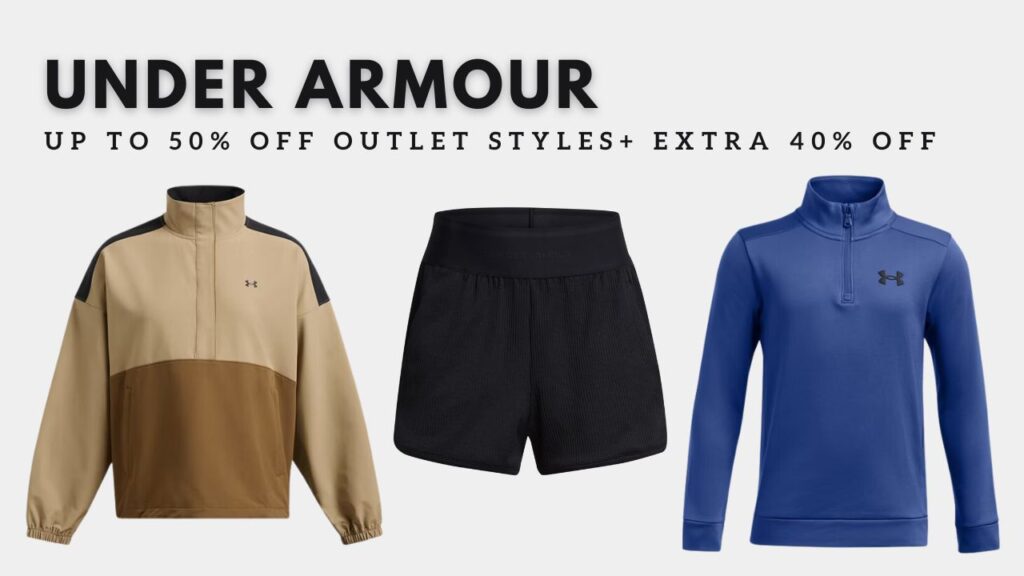 50% off Under Armour Outlet Styles + Extra 40% Off w/ Code! :: Southern ...