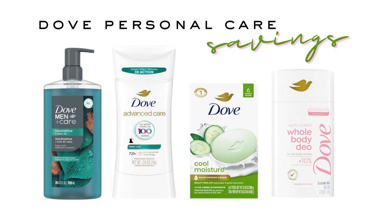 Save on Dove Deodorant, Body Wash and Soap with Amazon Coupons ...