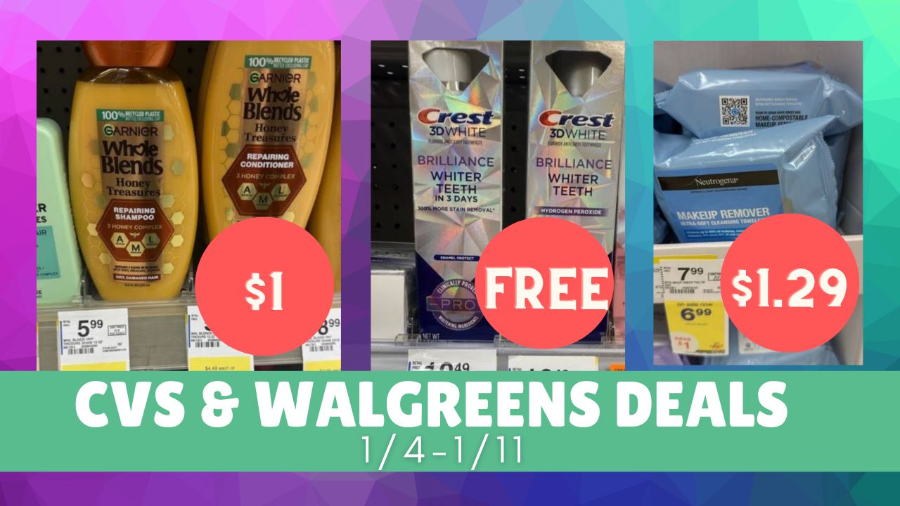 Video: Top CVS & Walgreens Deals 1/4-1/11 :: Southern Savers