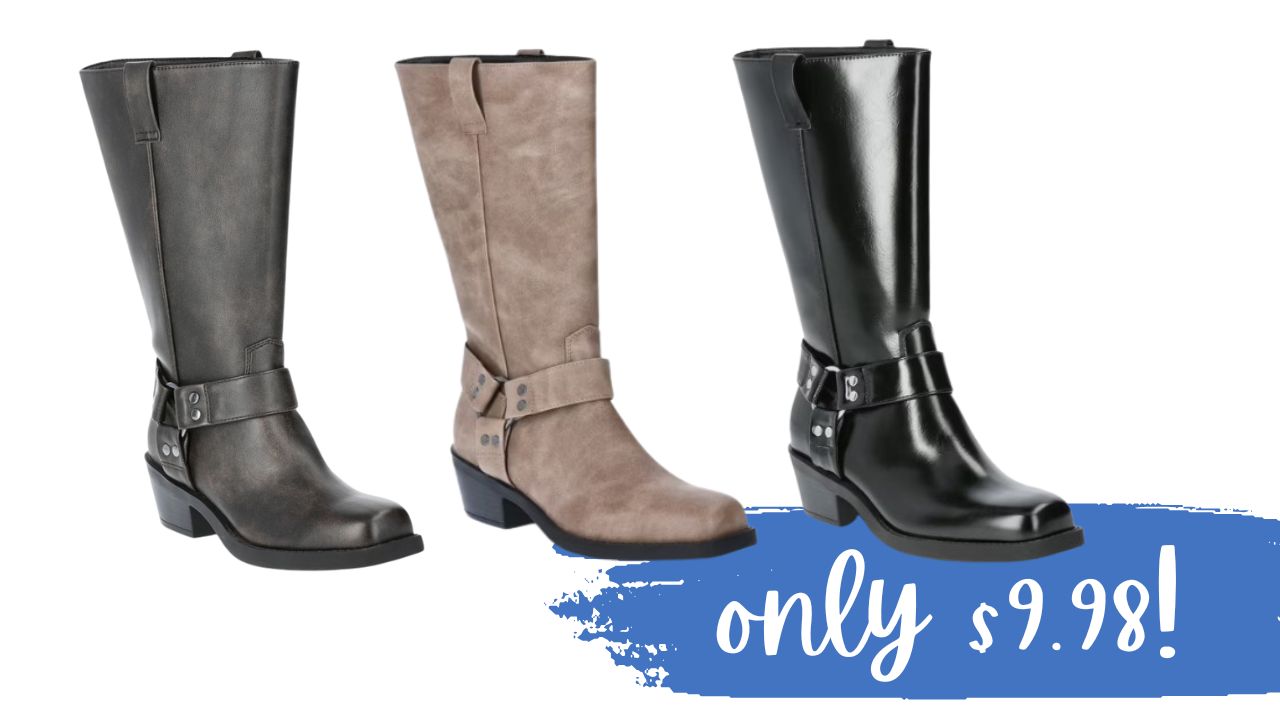 Women's Moto Hardware Boots Only $9.98 at Walmart (reg. $30 ...