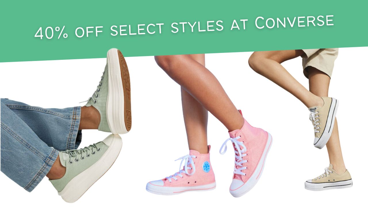 40% Off Converse Sneakers With Coupon Code :: Southern Savers