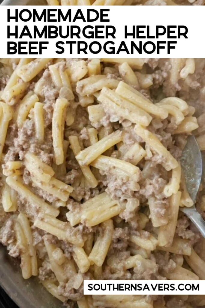 Homemade Hamburger Helper Beef Stroganoff :: Southern Savers