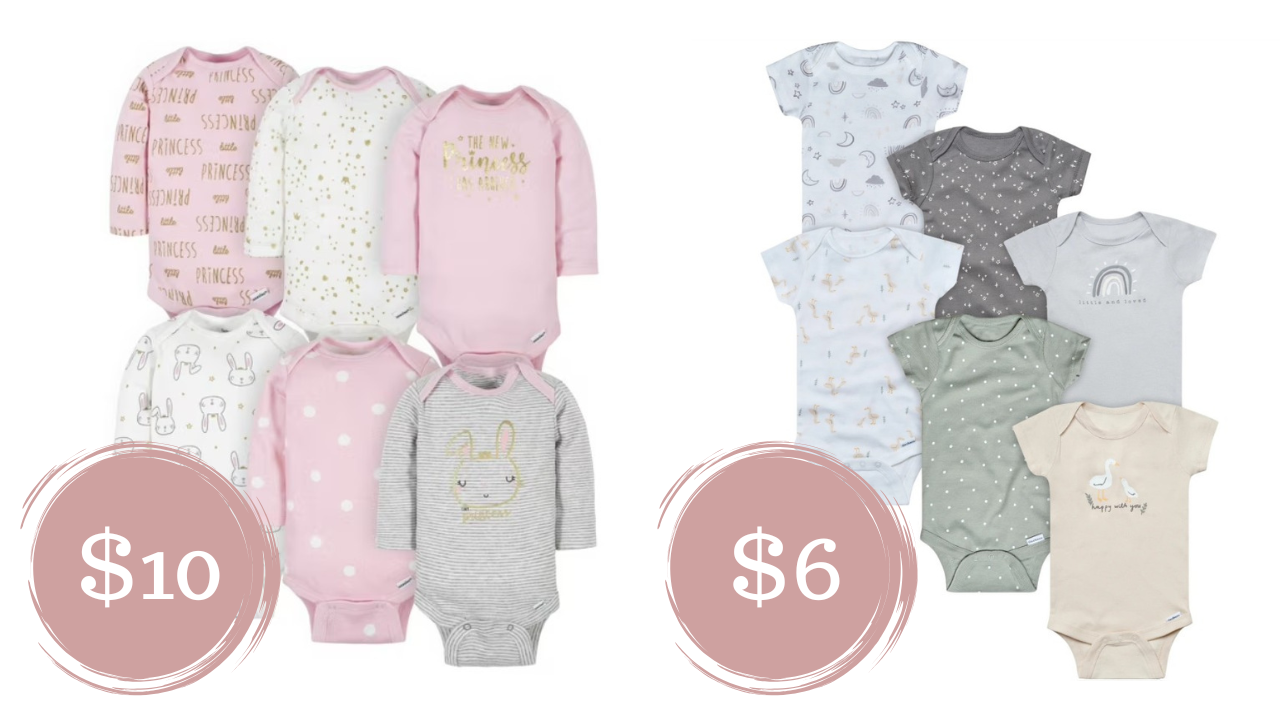 Get 6 Gerber Baby Onesies For $6! :: Southern Savers
