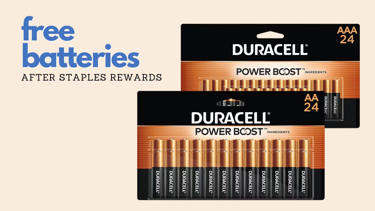 Free Batteries After Staples Rewards Points! :: Southern Savers
