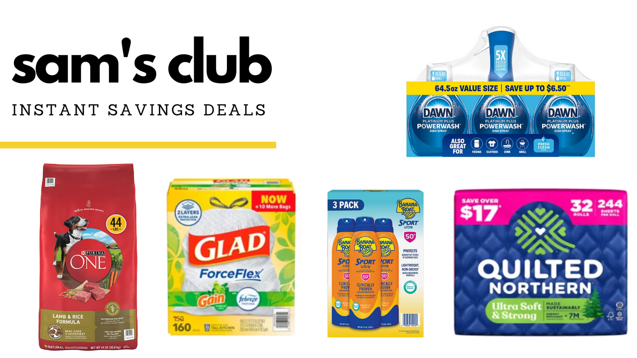 Sam's Club Instant Savings Deals: 3/12-4/6 :: Southern Savers