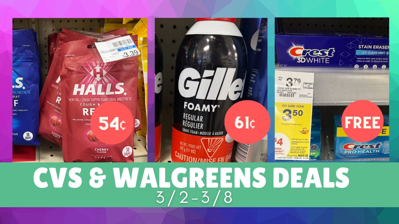 Video: Top CVS & Walgreens Deals 3/2-3/8 :: Southern Savers