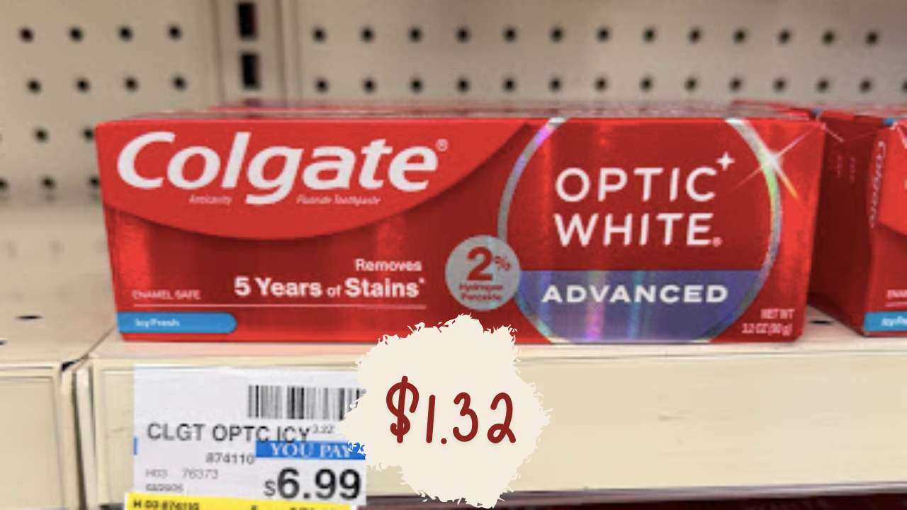 $1.32 Colgate Optic White Advanced Toothpaste (reg. $6.99) at CVS ...
