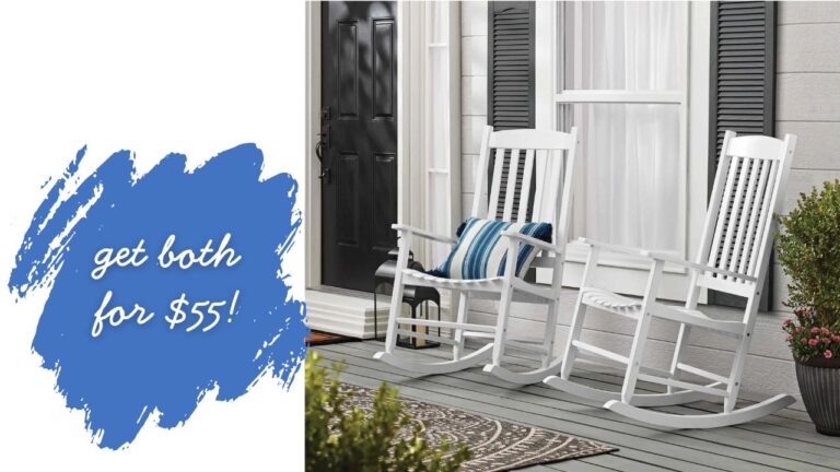 TWO Outdoor Wood Rocking Chairs for $55 | Will Sell Out Fast ...
