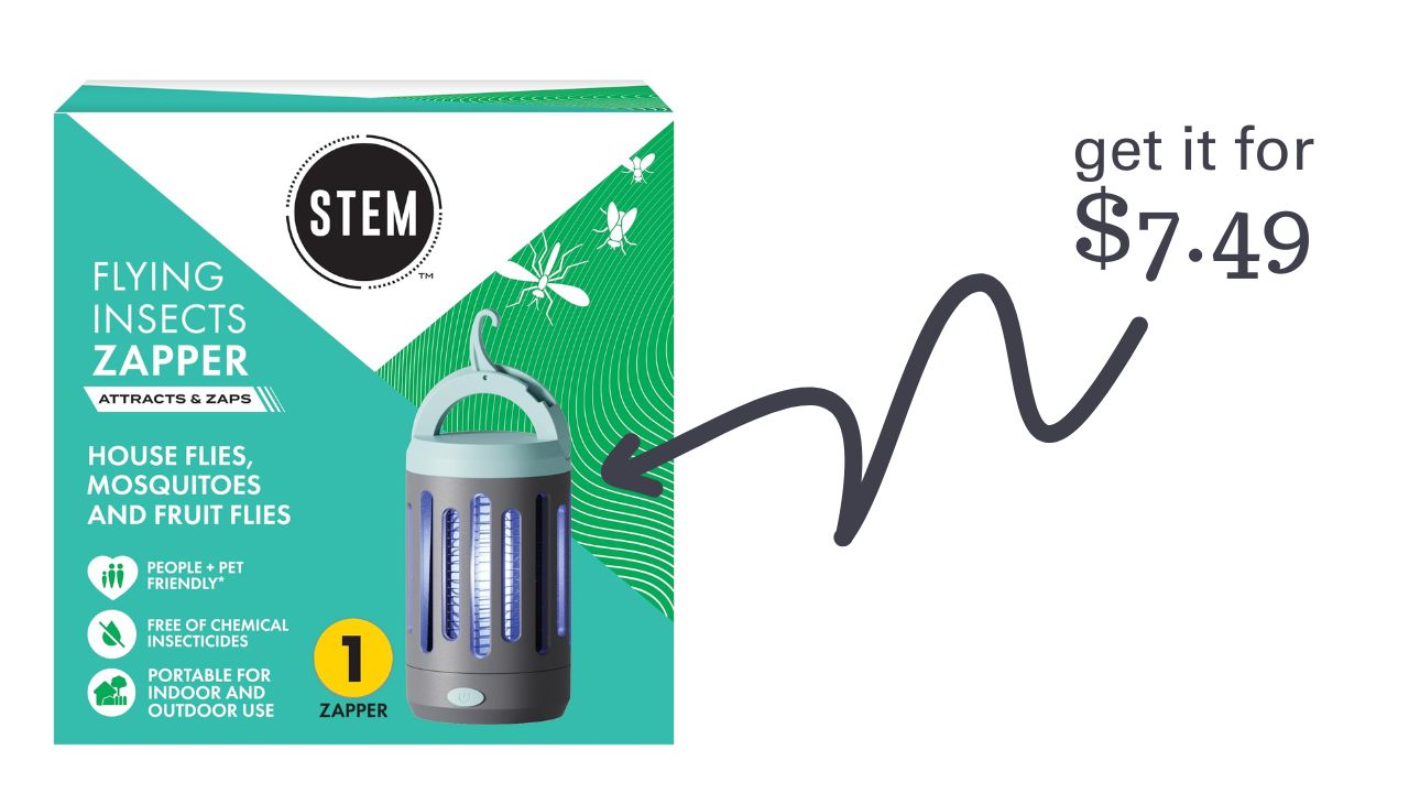 STEM Indoor/Outdoor Flying Insect Zapper $7.49 After Coupon :: Southern ...