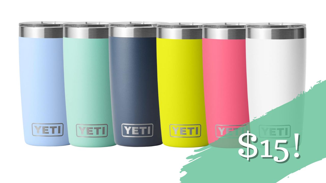 $15 YETI Rambler 10-Ounce Tumbler with MagSlider Lid :: Southern Savers