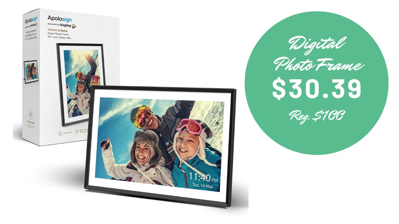 10.1-Inch Digital Picture Frame $30.39 After Coupon Offers! :: Southern ...