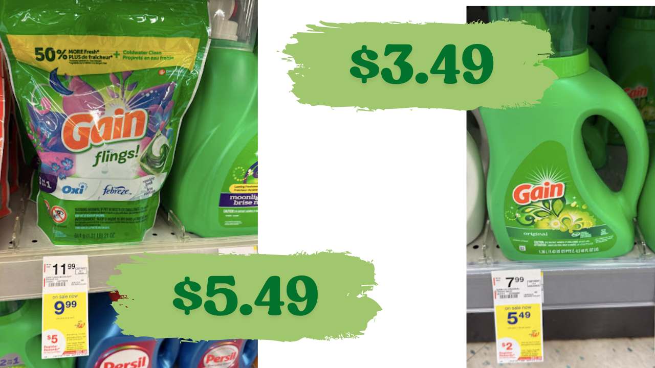 Gain Laundry Products as Low as $3.49 at Walgreens :: Southern Savers