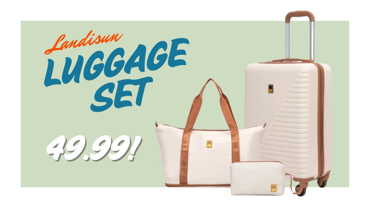 Get a 3-Piece Luggage Set For $49.99 Shipped :: Southern Savers