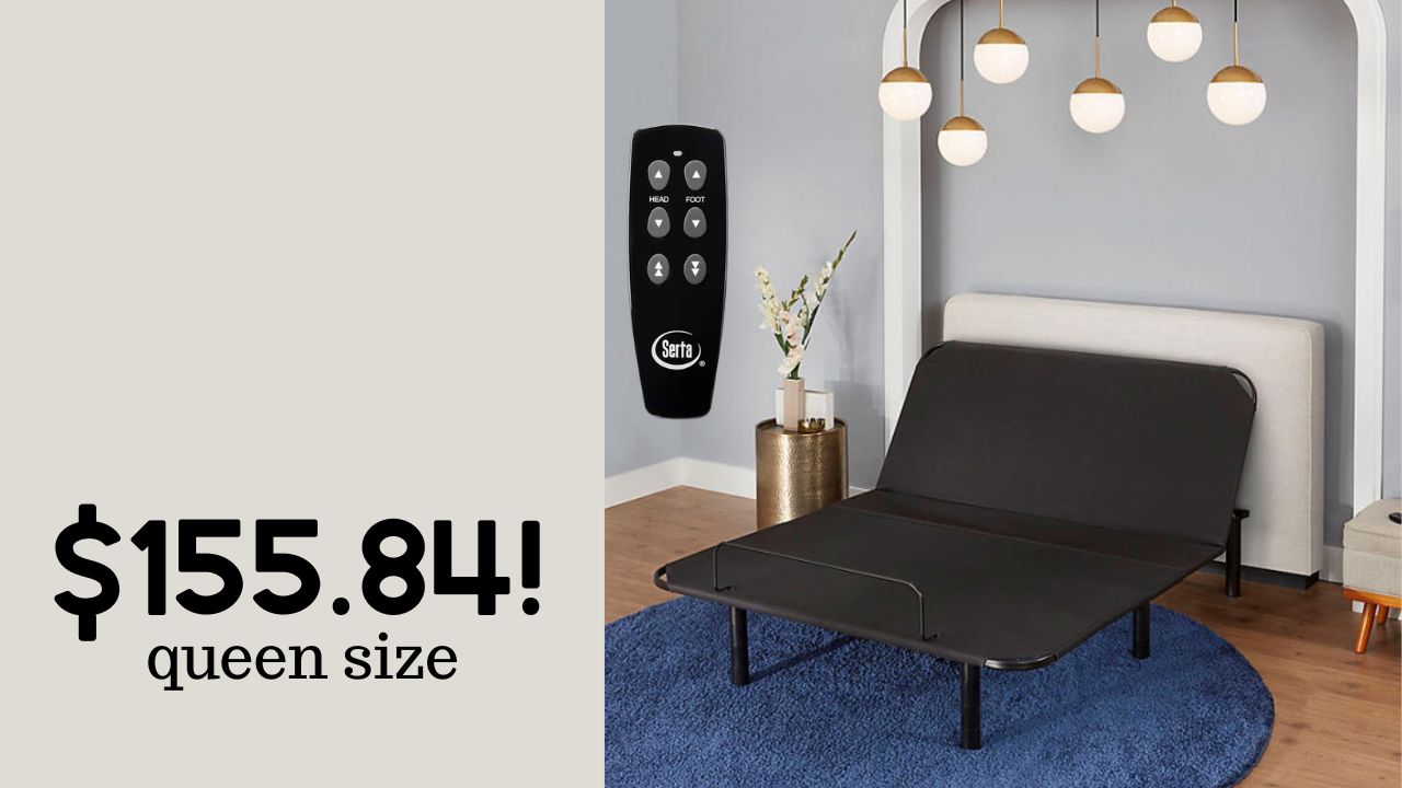Lowest Price Adjustable Queen Bed Base :: Southern Savers
