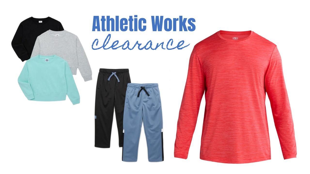 Walmart Athletic Works Apparel Deals Starting at $2.99! :: Southern Savers