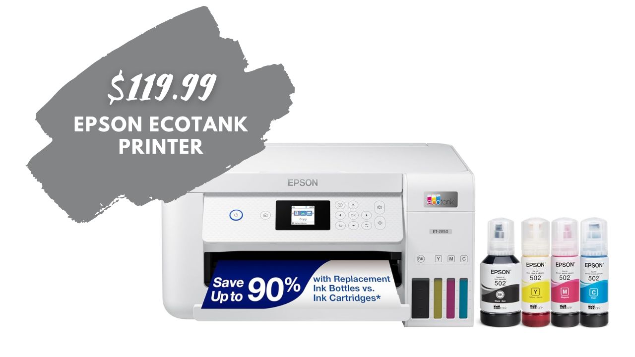 Epson EcoTank Printer Refurbished Just $120 (reg. $170) :: Southern Savers