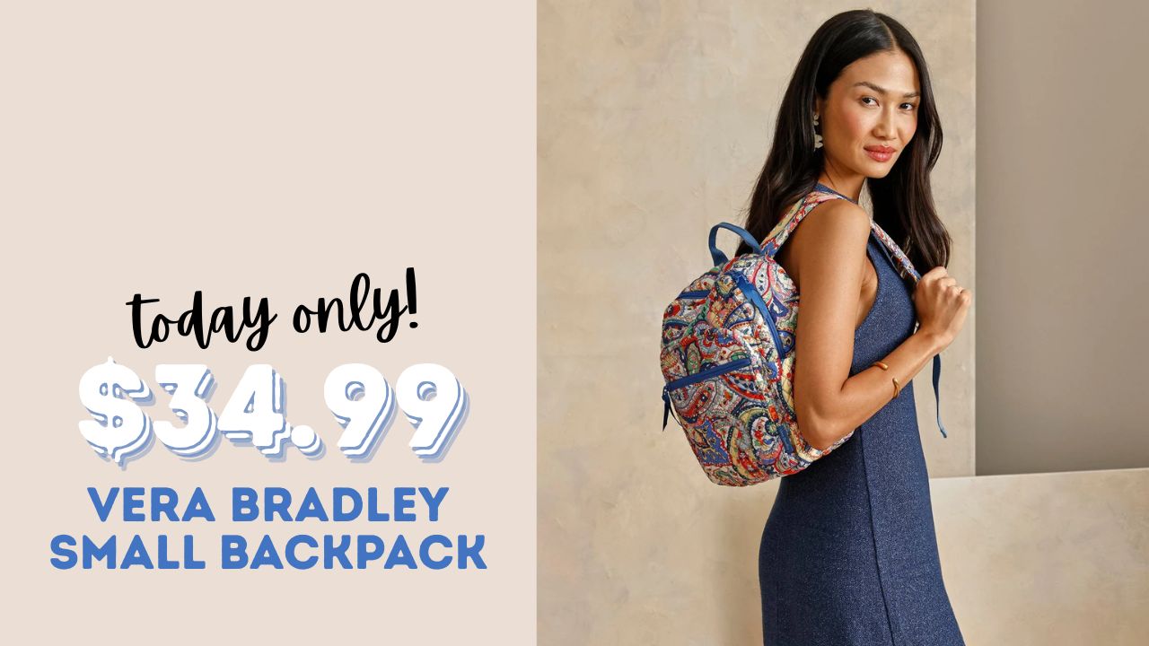 Vera Bradley Small Backpack $34.99 (reg. $85) | Today Only! :: Southern ...