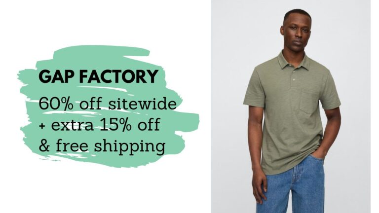Gap Factory Stacking Offers = Great Deals on Men's Clothing ...
