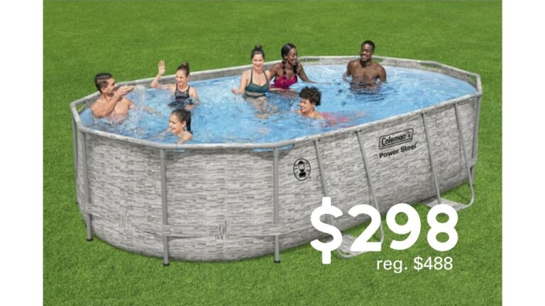 Coleman Power Steel 16-Ft. Above Ground Pool $298 (reg. $488) at ...