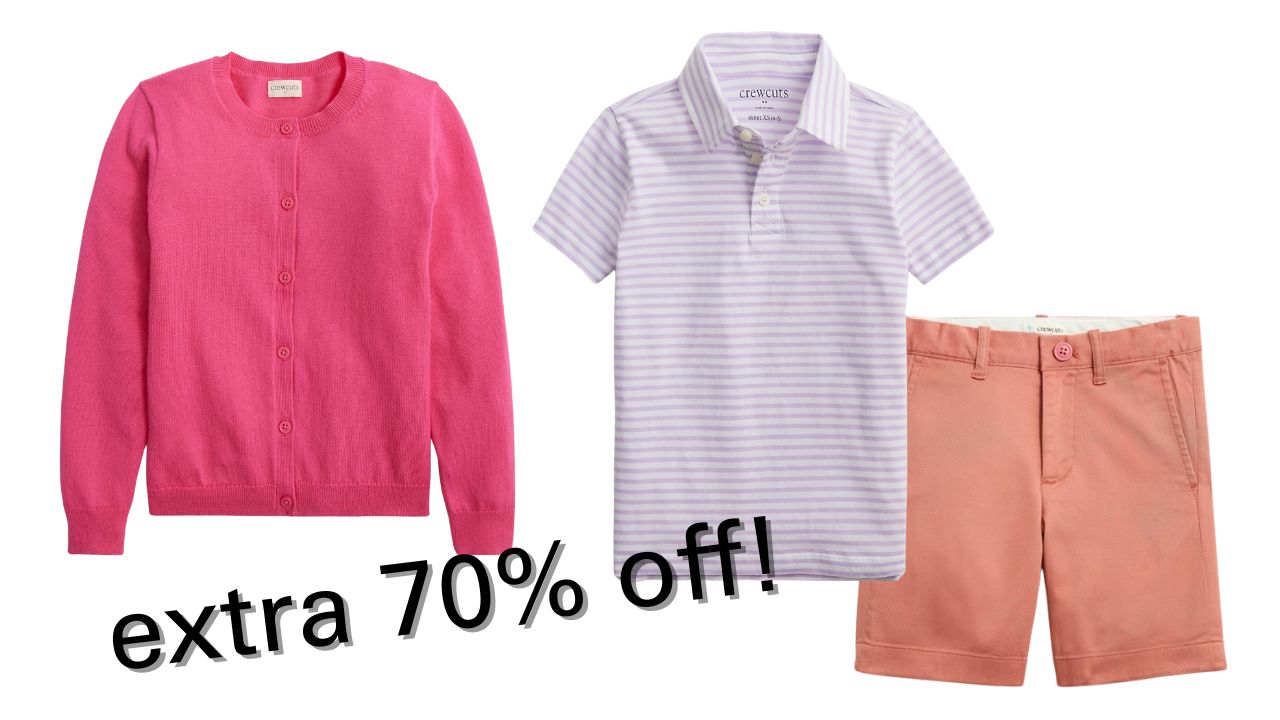 Extra 70% Off J.Crew Factory Kids Clearance Items Ends Tonight ...