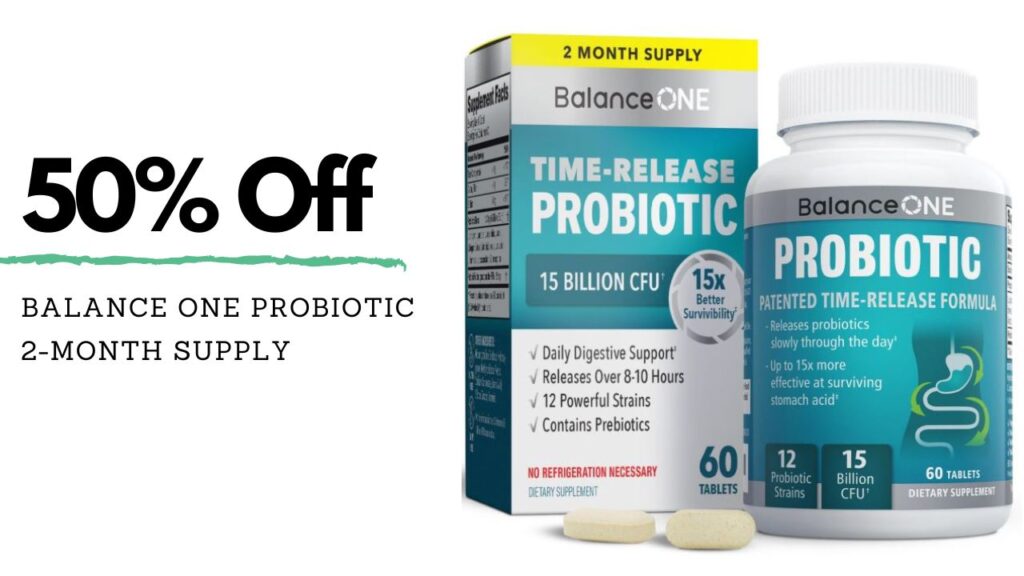 Balance ONE Probiotic 2-Month Supply Just $15.49 Shipped :: Southern Savers