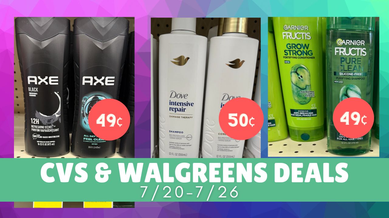 Video: Top CVS and Walgreens Deals 7/20-7/26 :: Southern Savers
