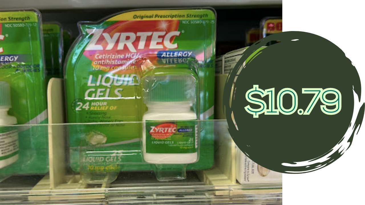 Save 50% on Zyrtec Allergy Relief Tablets :: Southern Savers