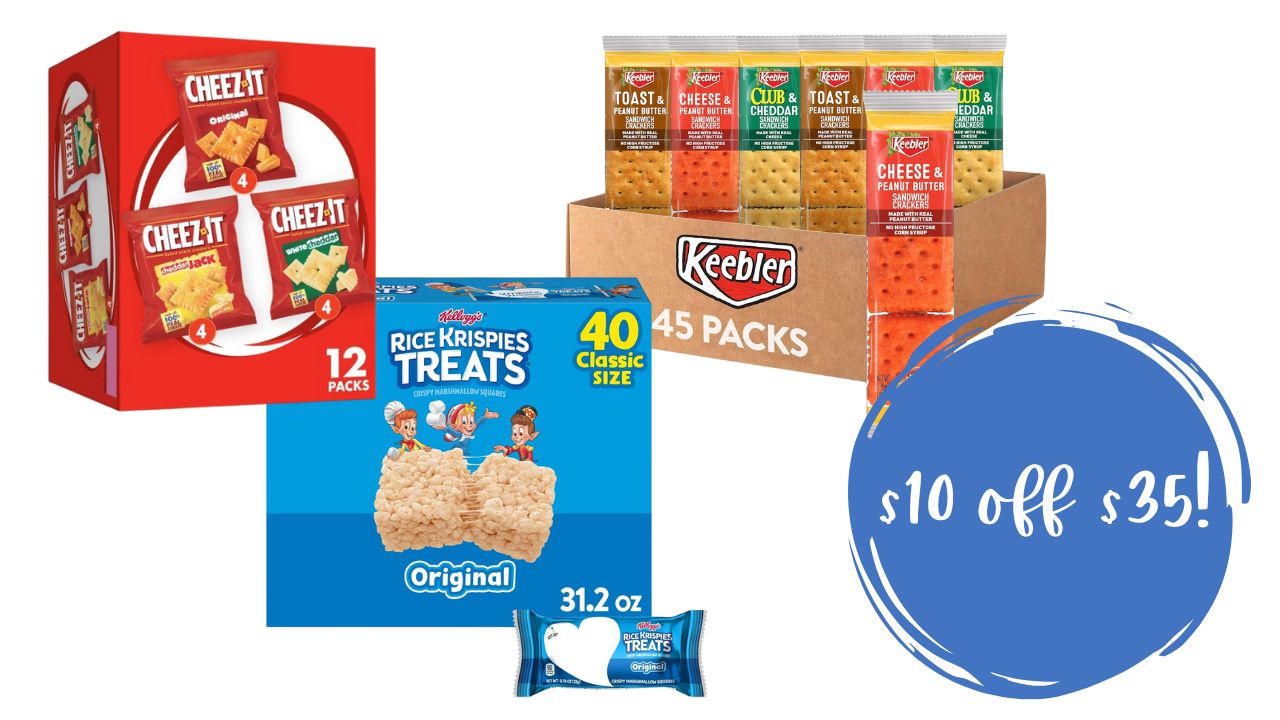 $10 off $35 Select Snacks at Amazon :: Southern Savers