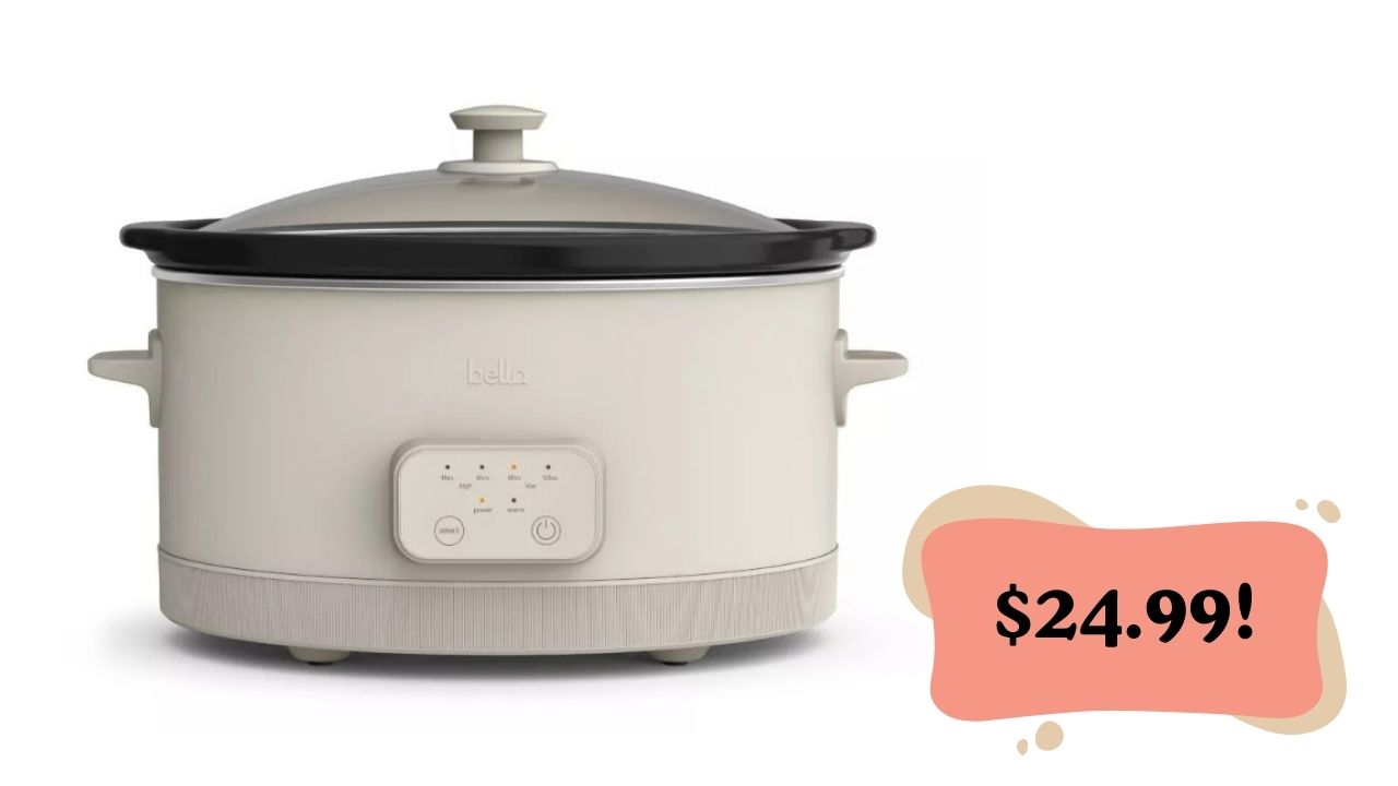 50% Off Bella Programmable 6-Quart Slow Cooker - Now Just $24.99 ...
