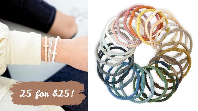 Ryan & Rose Silicone Cross Bracelets 25-Count For $25 :: Southern Savers
