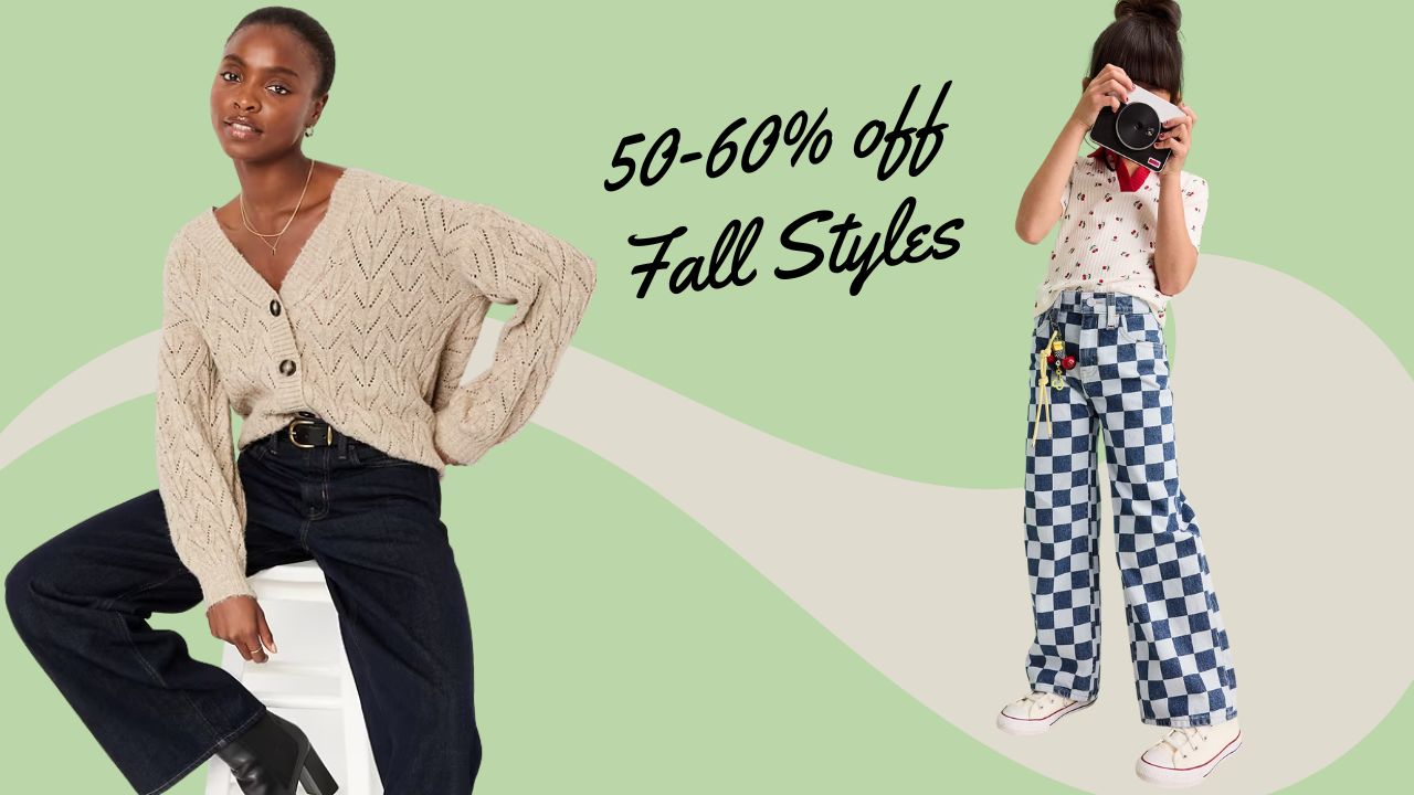 50-60% Off Old Navy Fall Styles for the Family | 2 Days Only ...