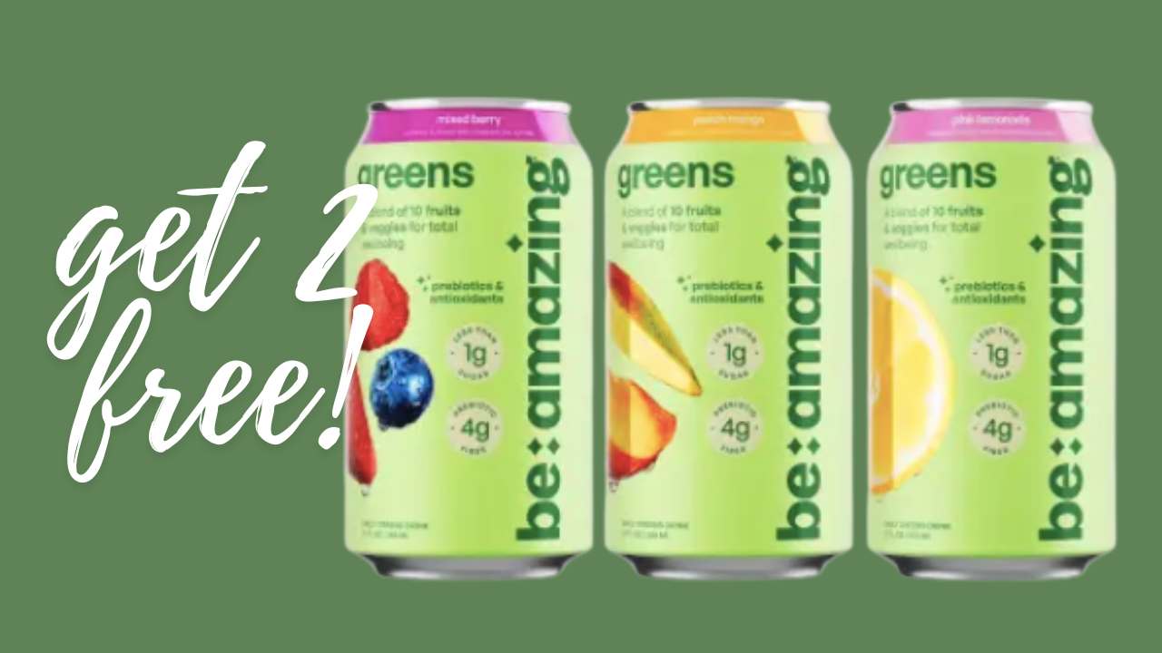 Get 2 FREE Be Amazing Greens Beverages :: Southern Savers