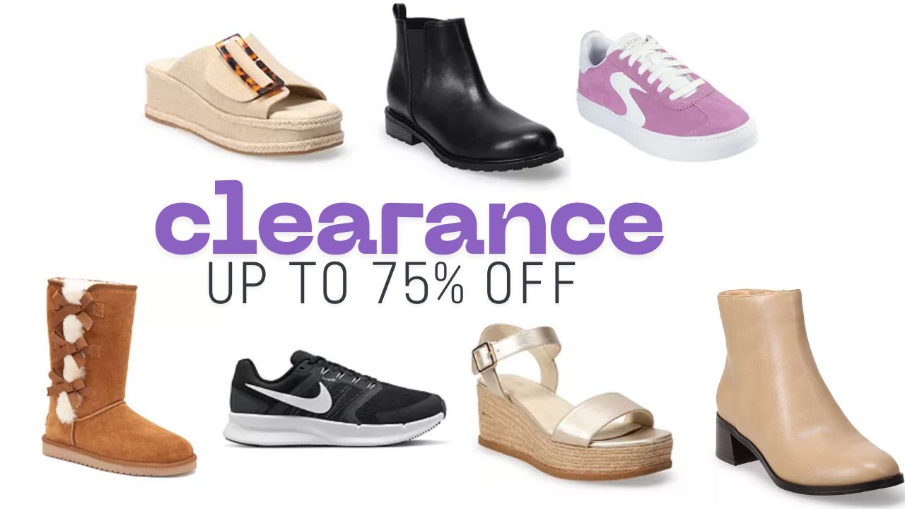 Women's Clearance Shoes Up to 75% off at Kohl's :: Southern Savers