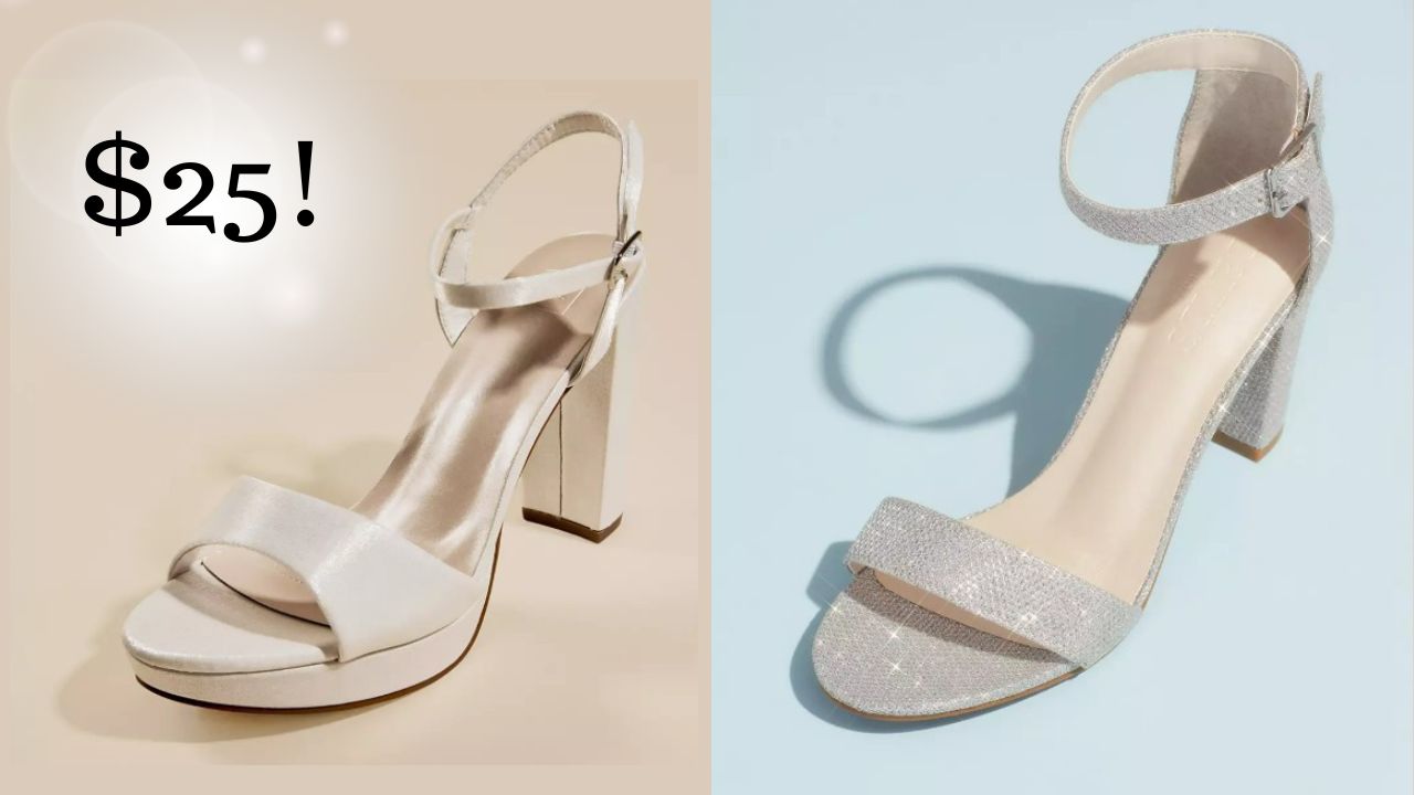 David's Bridal Shoe Sale | $25 Select Styles (reg. $50) :: Southern Savers