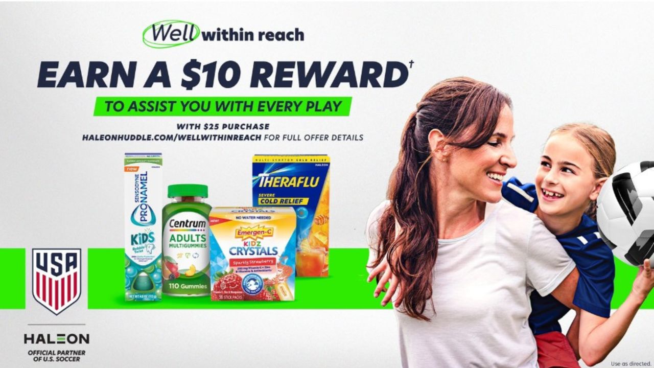 Spend $25 on Haleon Health Products, Get a $10 Visa Rewards Card ...